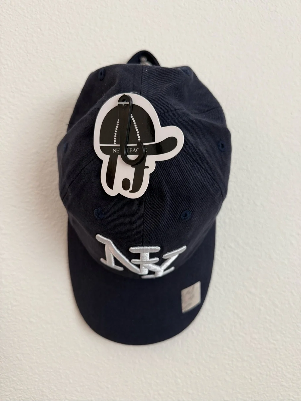 Accessories | Navy Baseball Cap With White Ny Embroidery | Poshmark